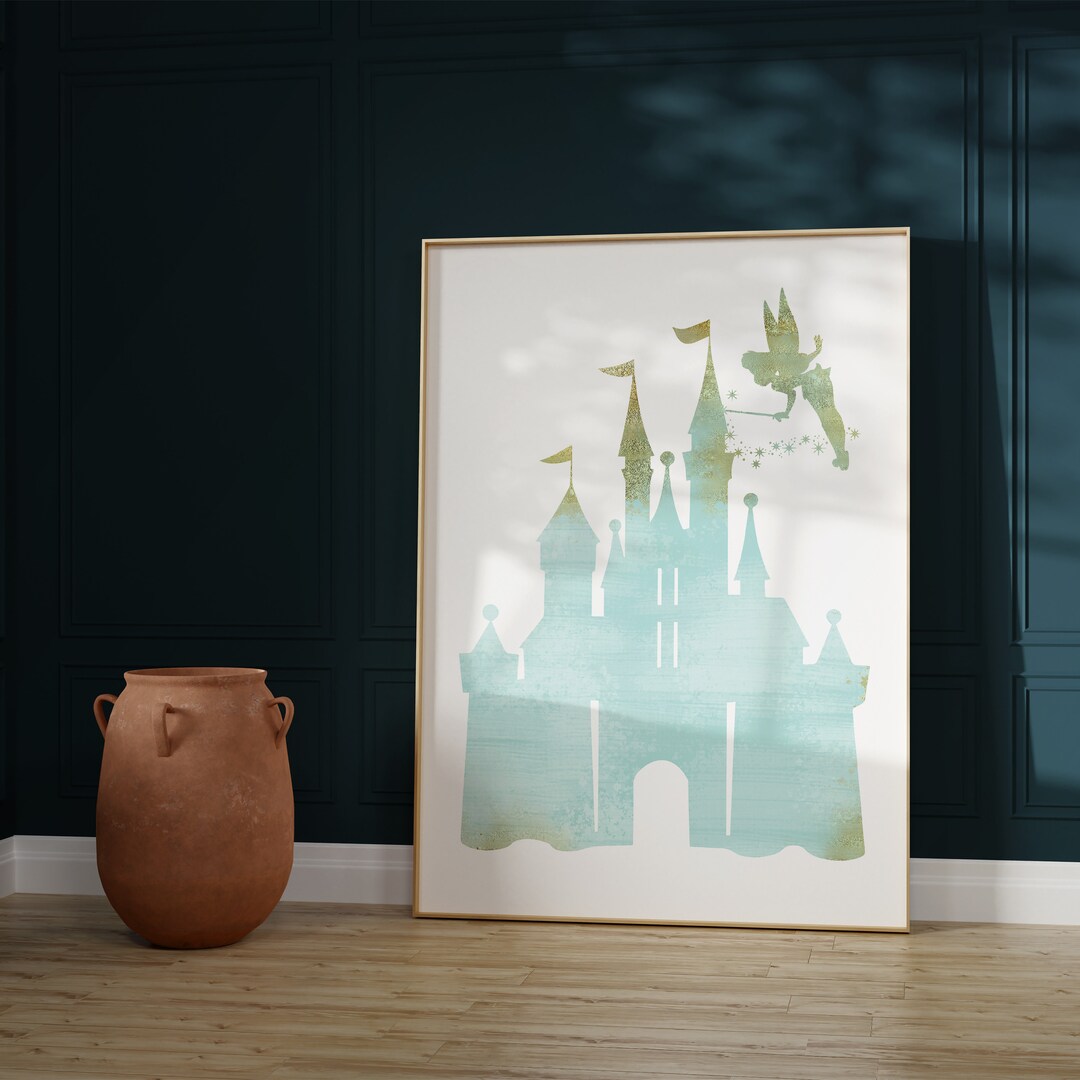 Princess Castle | Wall Art | Princess Nursery | Wall Decor | Digital ...