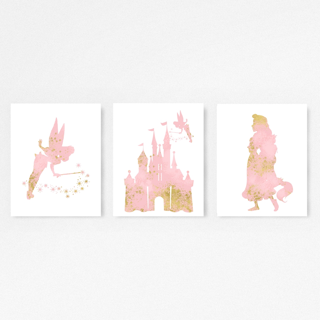 Princess, Princess Wall Art, Princess Nursery, Baby Shower, Princess ...