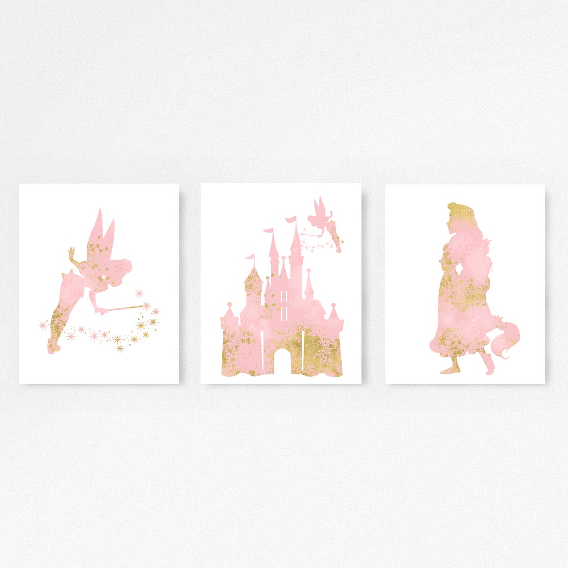 Princess Princess Wall Art Princess Nursery Baby Shower | Etsy