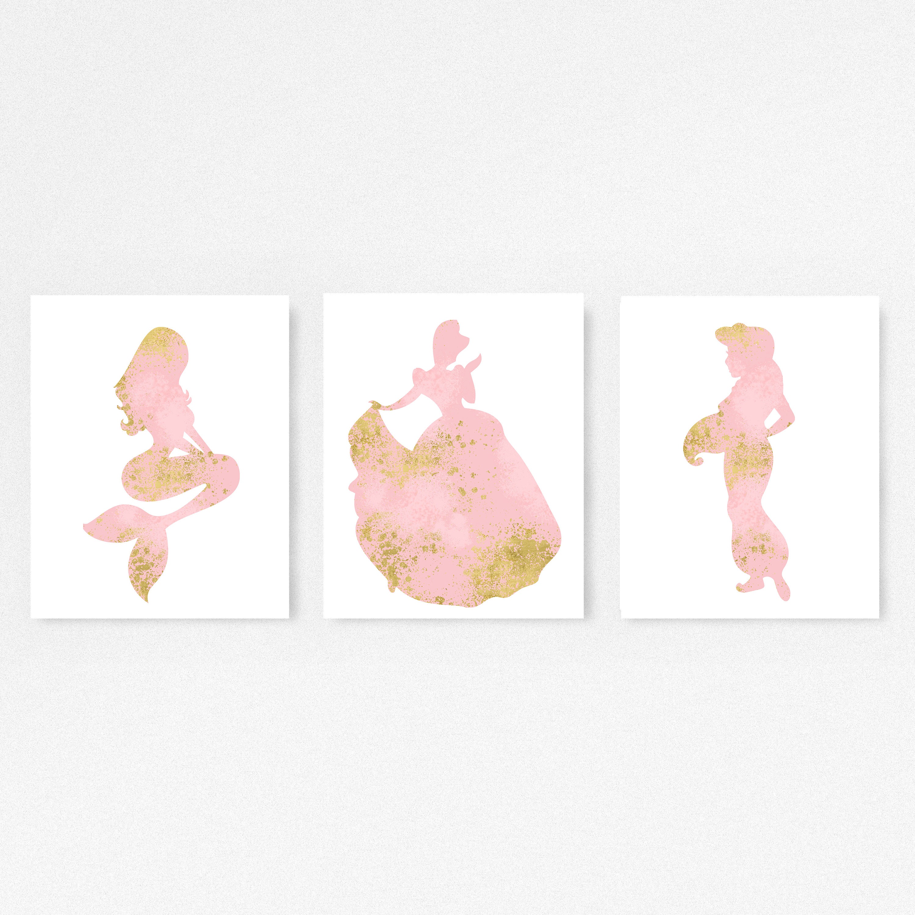 Princess, Princess Wall Art, Princess Nursery, Baby Shower, Princess ...