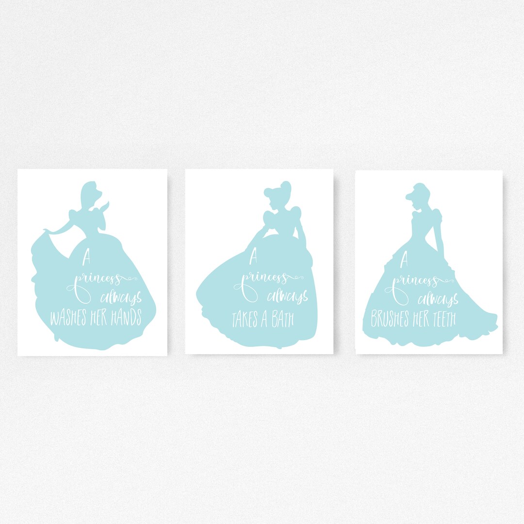 Princess, Princess Wall Art, Princess Nursery, Baby Shower, Princess ...