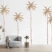 Palm Tree Grey Large Wall Decals | Grey Colour Palm Tree Wall Decals - Etsy