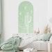 Green Leaf Jungle Wall Decals - Etsy