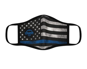 Blue Line Face Mask - Etsy