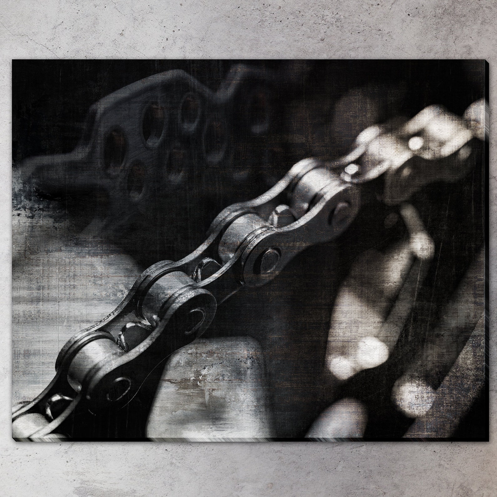 Bike Chain Gallery Canvas "hang Ready" - Etsy