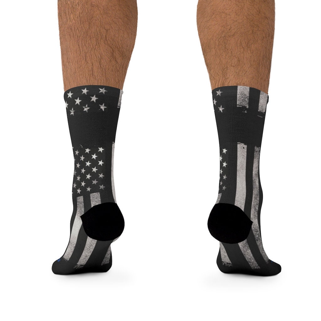 Thin Blue Line Socks - Etsy
