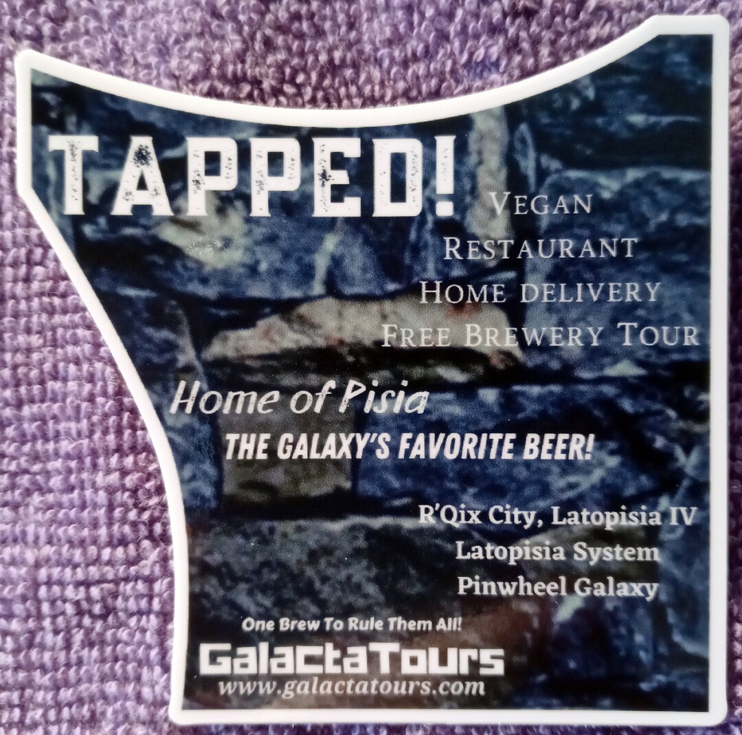 Sticker - Ultimate Galactic Pub Crawl - Tapped! - Pinwheel Galaxy ...