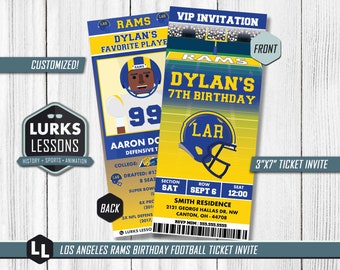 Rams Party Invite - Etsy