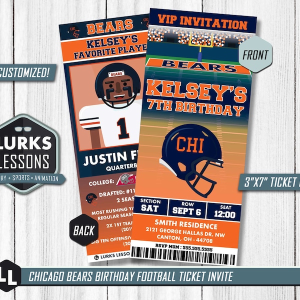 Chicago Invitation - Etsy