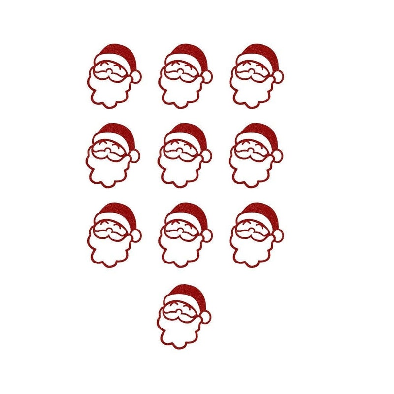 Santa Iron On - Etsy