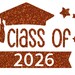 Class of 2026 Decal, Graduation Iron on Decal, Graduation Patch, DIY ...