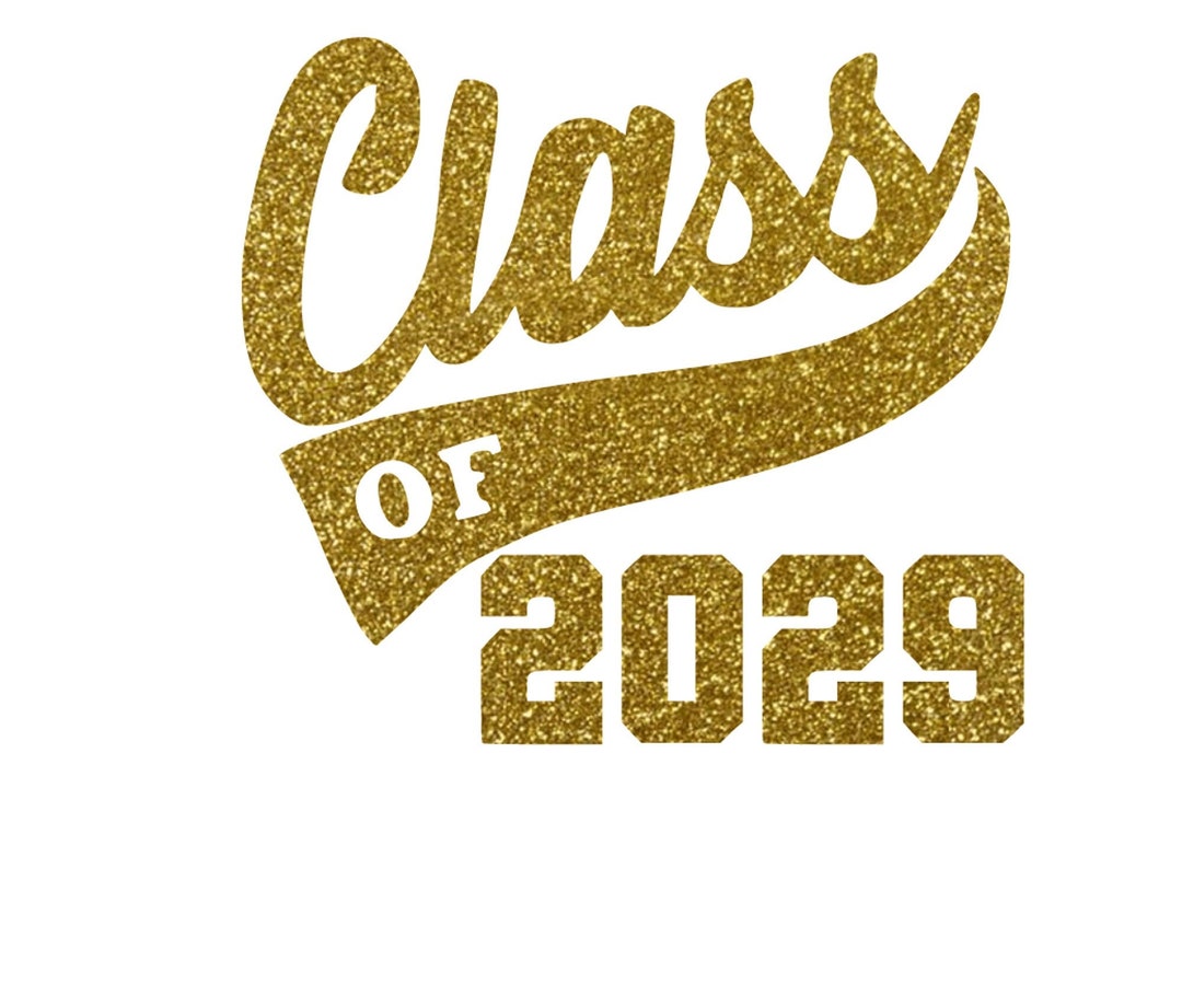 Graduation Iron on Transfer, Class of 2029 Iron on Decal, Graduation ...