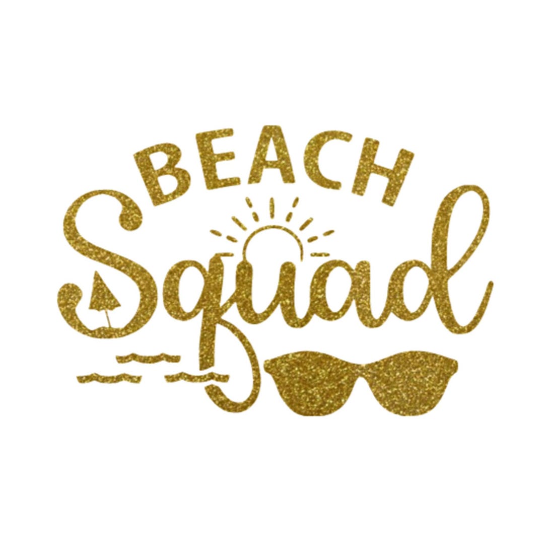 Beach Squad Iron-on Decal: Tropical Vacation HTV Transfer - Etsy