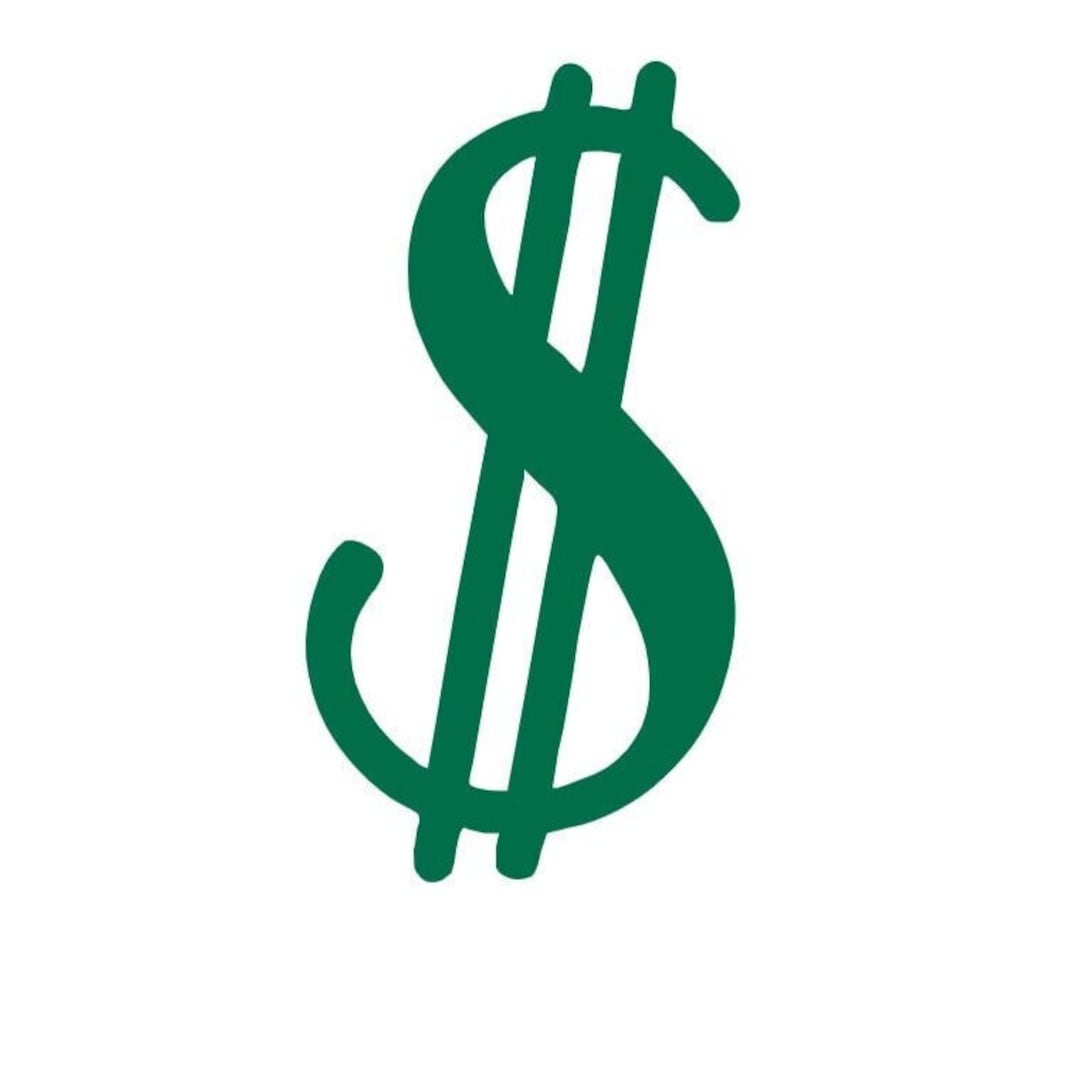 Dollar Sign Iron on Decal: Money Symbol Patch for Clothing Crafts - Etsy