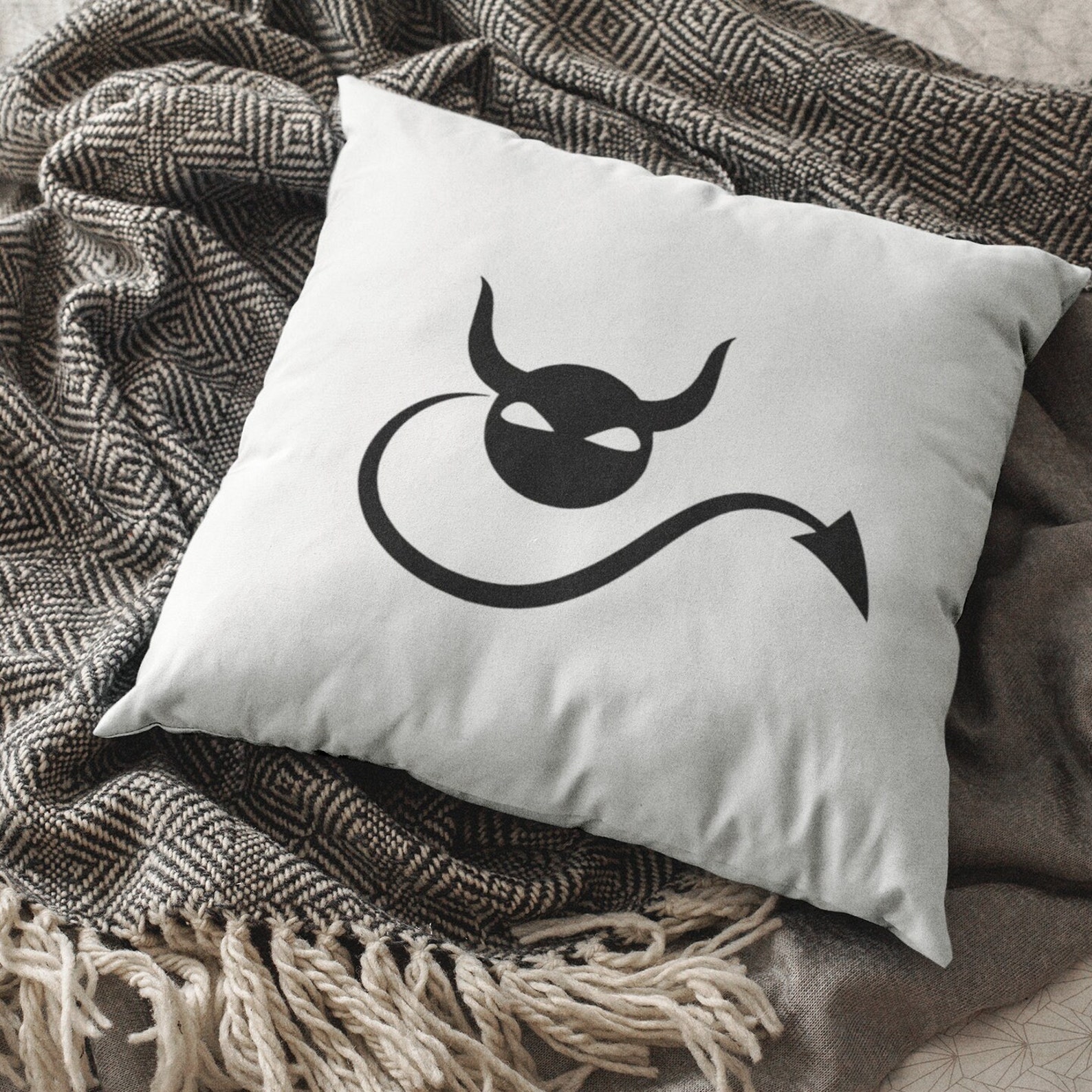Devil Iron on Patch: Halloween T-shirt Decal, DIY Crafts - Etsy