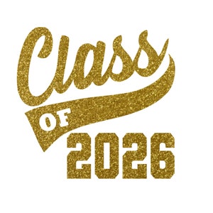 Class of 2026 Iron on Transfer: DIY Graduation Shirt Decal - Etsy