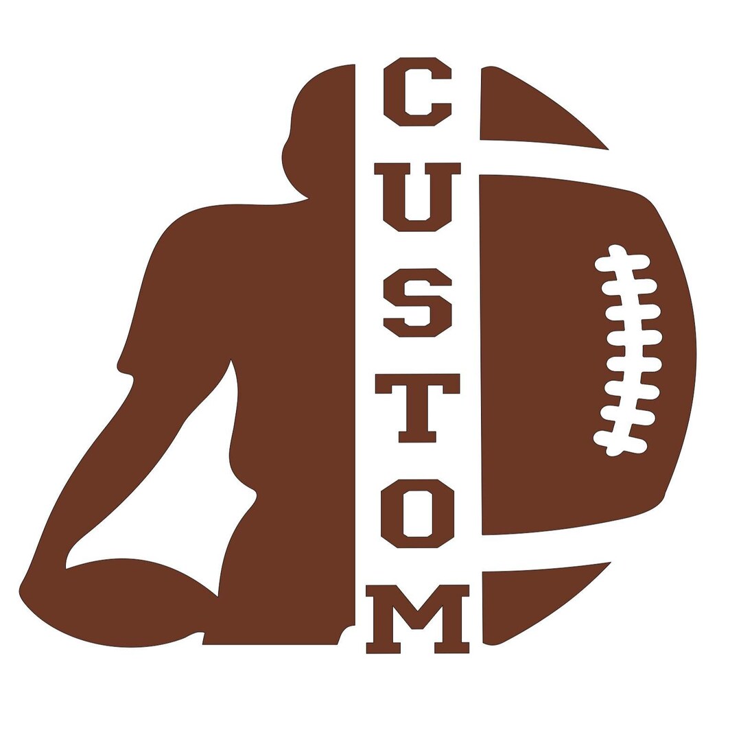 Personalized Football Iron-on Decal: Custom Team Patch, DIY Shirt - Etsy