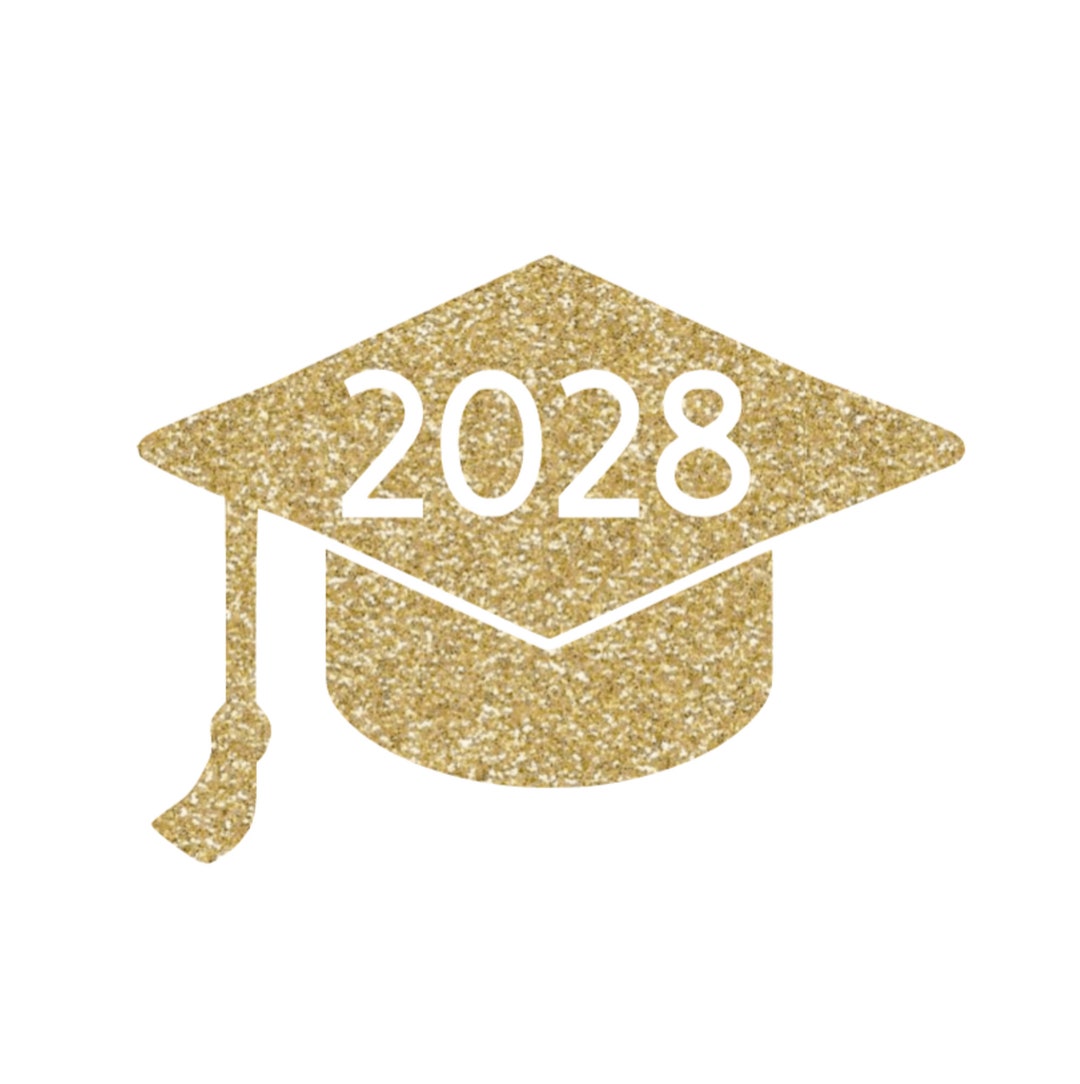 Class of 2028 Iron on Decal, Graduation Transfer, Easy to Apply DIY T ...