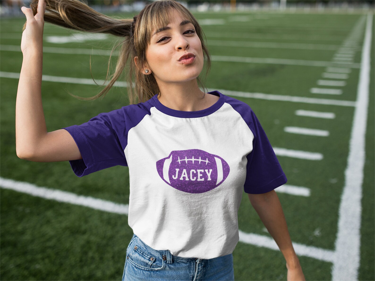 Personalized Football Shirt Iron on Decal Football Name Iron - Etsy