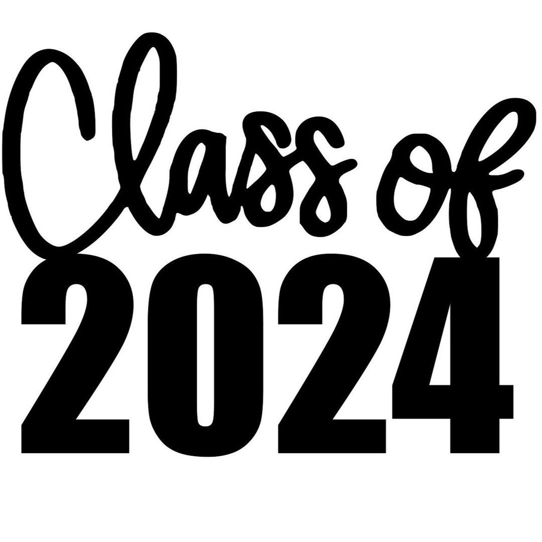 Class of 2024 Graduation Cap Vinyl Decal, Graduation T Shirt Transfer ...