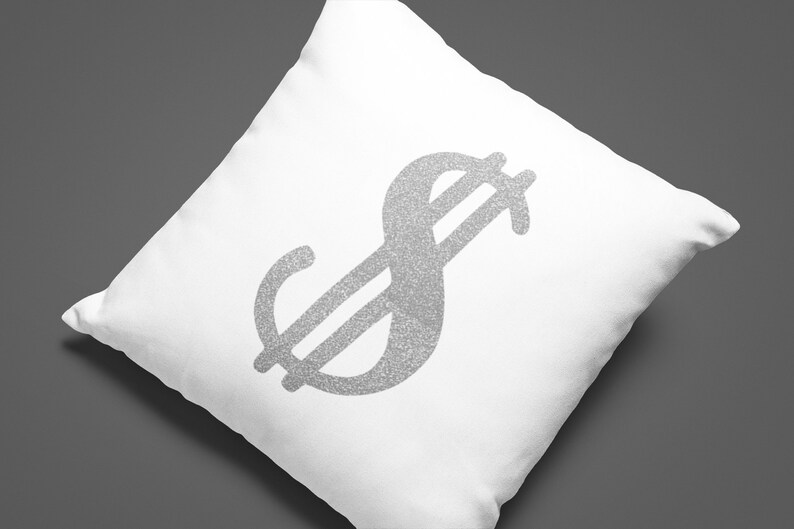 Dollar Sign Iron on Decal Money Symbol Decal Dollar Symbol - Etsy