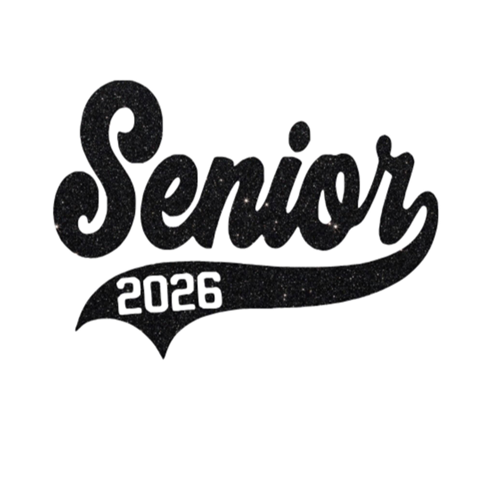 Senior 2026 Iron on Decal: Graduation Shirt Heat Transfer Vinyl Patch ...