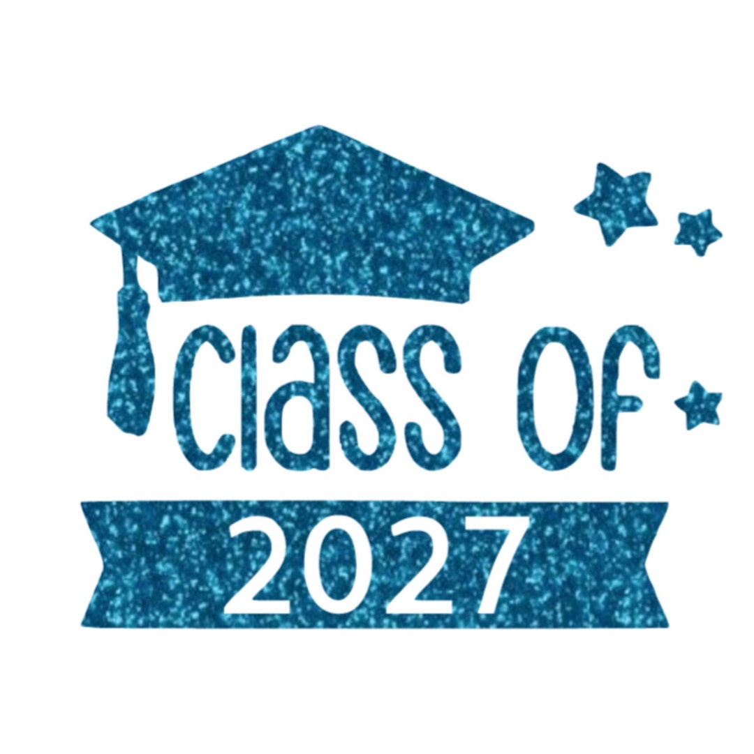 Class of 2027 Decal, Graduation Iron on Decal, Graduation Patch, DIY ...