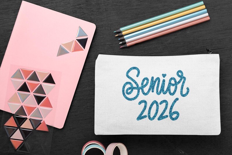 Senior 2026 Iron on Decal for Graduation Shirts, DIY Heat Transfer for ...