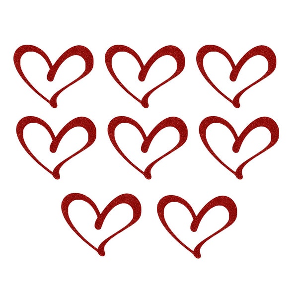 Heart Shaped Decal - Etsy
