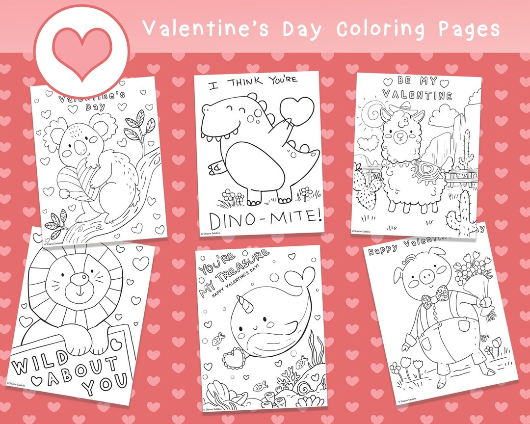 Valentine's Day Coloring Pages, Printable Coloring Pages, Valentine ...