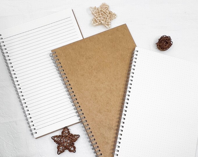Bulk Kraft Notebooks 60 Pages 30 Sheets 80 Gsm Eco-friendly Paper ...
