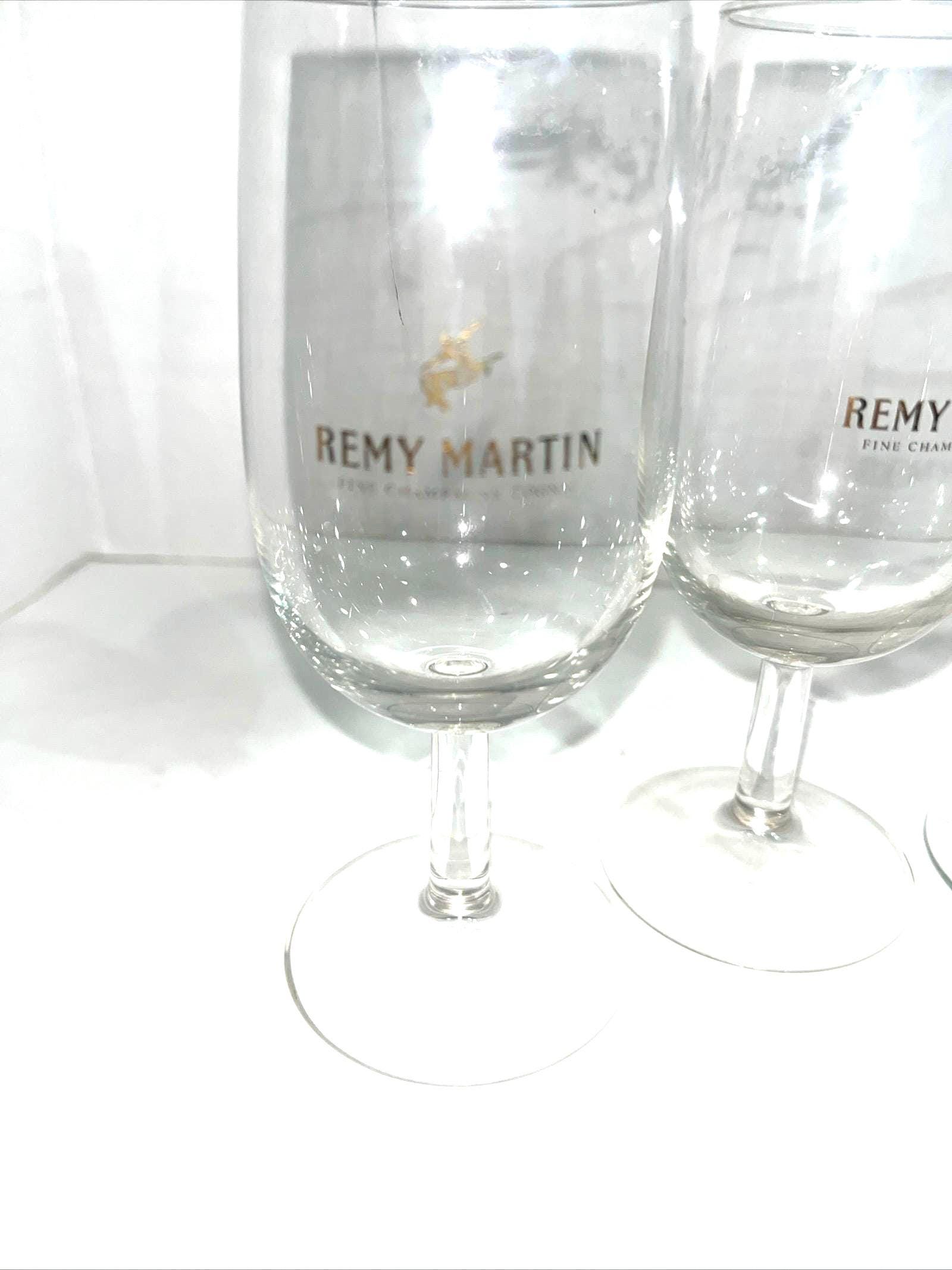Set of 4 Remy Martin Cognac Brandy Wine Stem Glasses. - Etsy