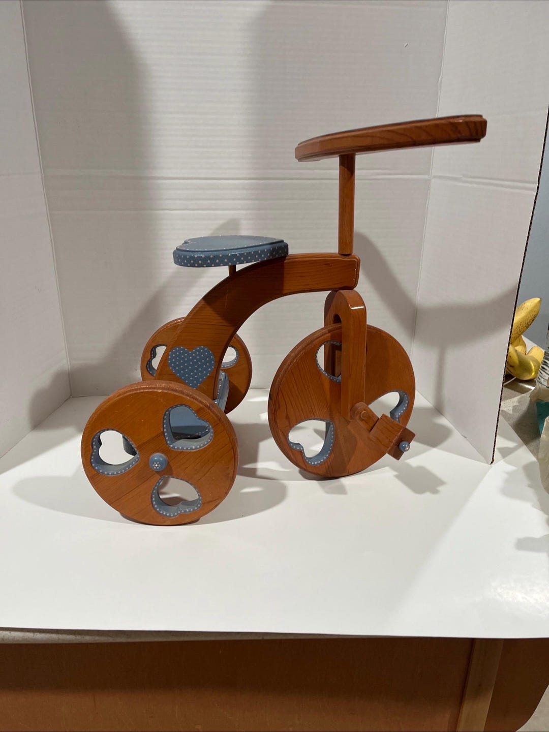 Vintage Small Wood Decorative Tricycle for Dolls and Plush Animals. - Etsy