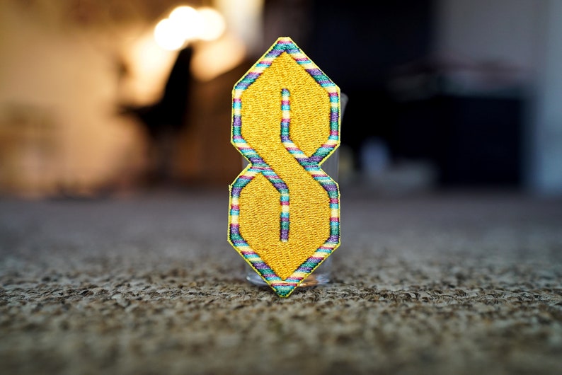 Super S Old School Drawing 80's-90's Patch | Etsy