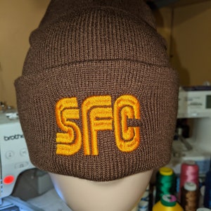 SFC Muni Embroidered Beanie Skull Cap Hat, SF Beanie Hat, San Francisco ...