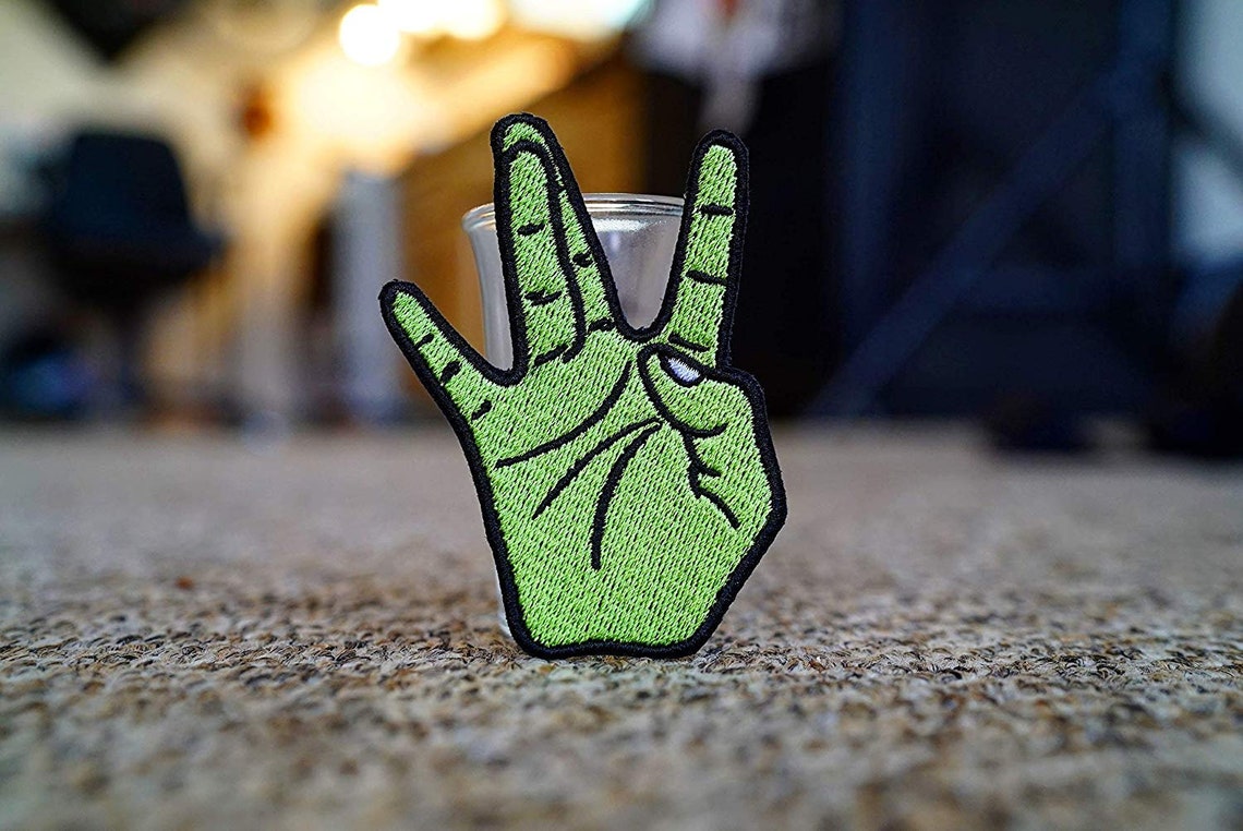 West Coast"w" Hand Sign Embroidered Patch - Etsy