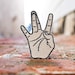 West Coast"w" Hand Sign Embroidered Patch - Etsy