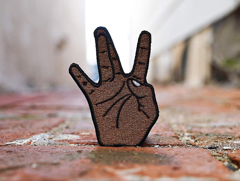 West Coast"w" Hand Sign Embroidered Patch - Etsy