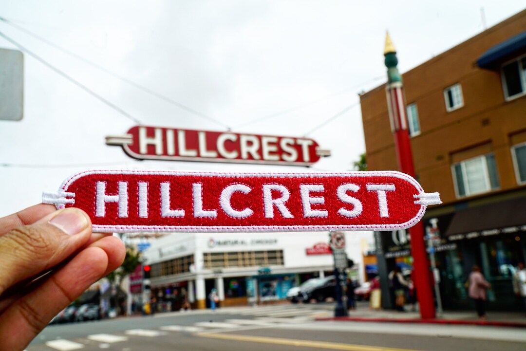 Hillcrest Gateway Sign, San Diego, California Embroidered Patch - Etsy