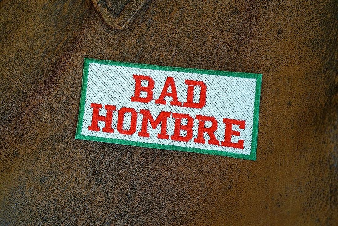 Bad Hombre, Bad Santa Embroidered Patch - Etsy