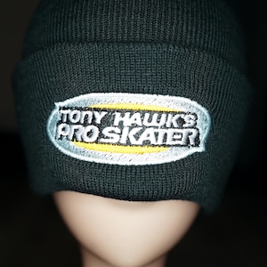 Tony Hawk's Pro Skater Logo, 2000s 90s Y2K Beanie - Etsy