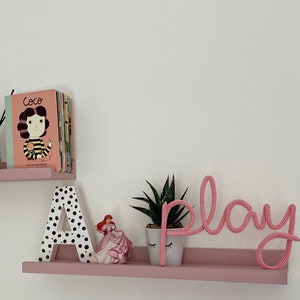Knitted Wire Words Personalised 'play' - Etsy