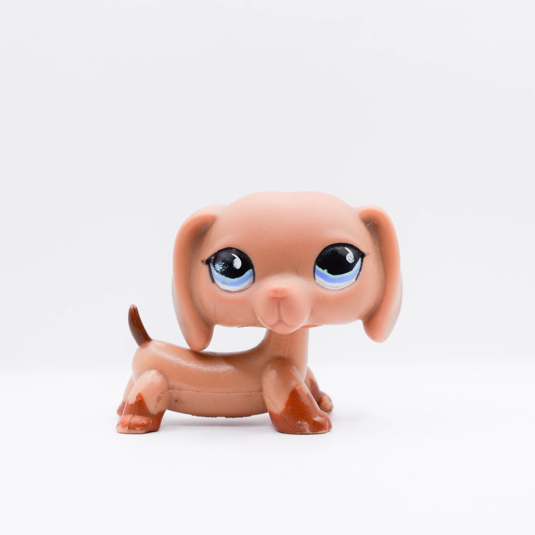LPS Cute Dachshund 518 Authentic Littlest Pet Shop Hasbro Collector ...