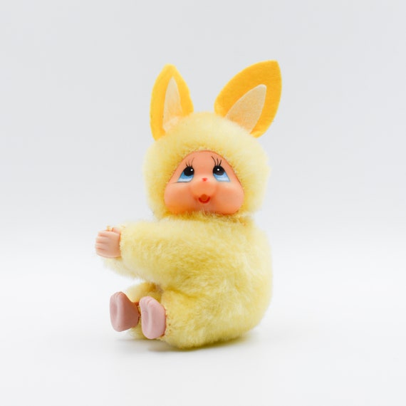 80s Vintage Monchhichi Rabbit Pencil Hugger Sekiguchi - Etsy