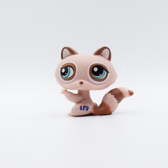 LPS Cute Raccoon 1409 Authentic Littlest Pet Shop - Etsy