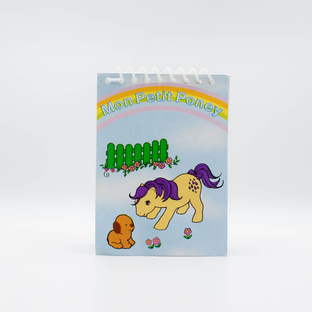 My Little Pony Note Book G1 Hasbro Toy Collector Vintage My Little Pony ...