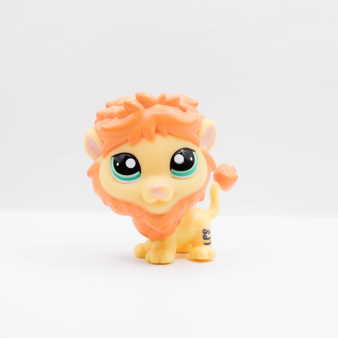 LPS | Cute Lion #1004 | Authentic Littlest Pet Shop | Hasbro ...