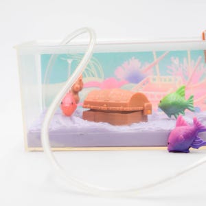 LPS Littlest Pet Shop Bobbing Fish Treasure Chest Cove Kenner Collector ...