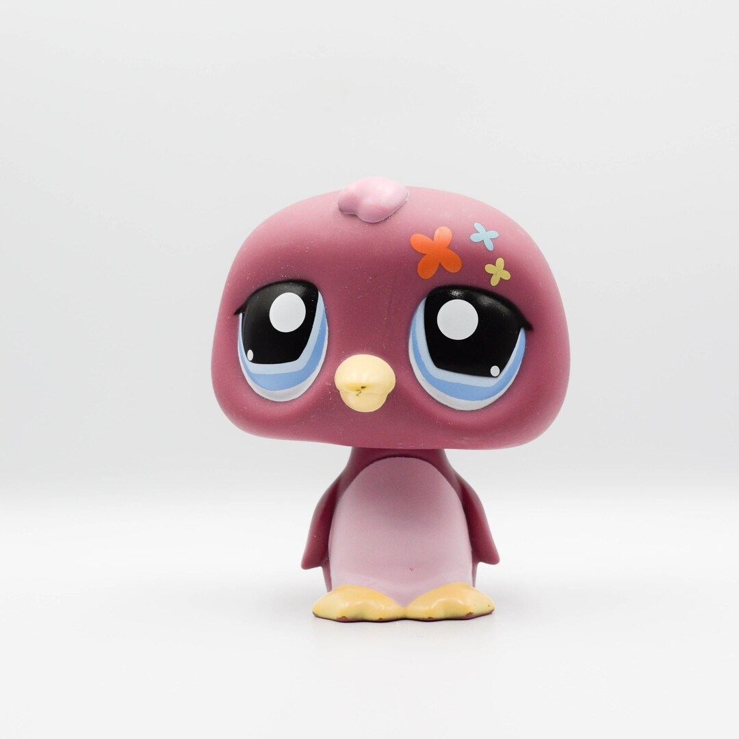 LPS Cute Jumbo Penguin Authentic Littlest Pet Shop Hasbro Collector ...