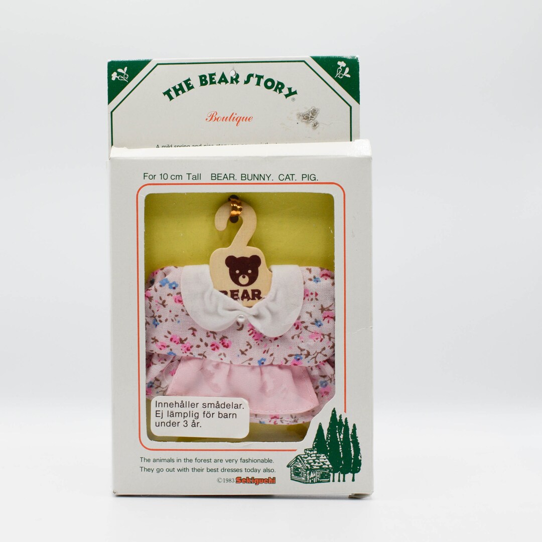 Sekiguchi the Bear Story Pink Dress Japan Vintage Japan Rare Monchhichi ...